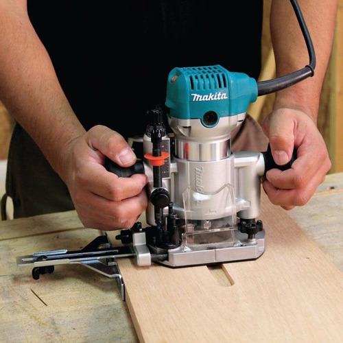 Makita RT0701CX3 1-1-4 HP Compact Router Kit with Attachments